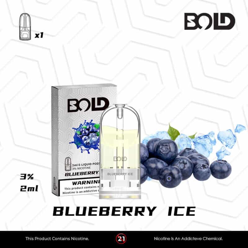 BOLD INFINITE PODS (BLUEBERRY ICE) – New Generation Version 2022 – Bold ...