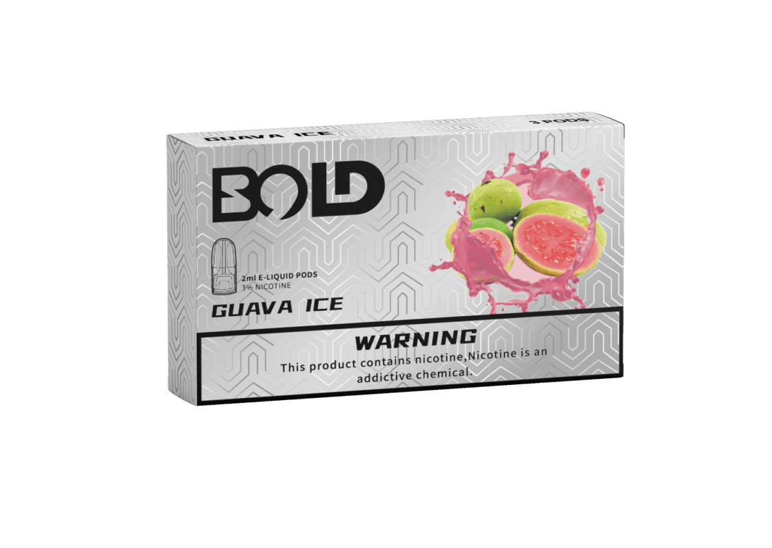 BOLD INFINITE PODS (GUAVA ICE) – New Generation Version 2022 – Bold Vape