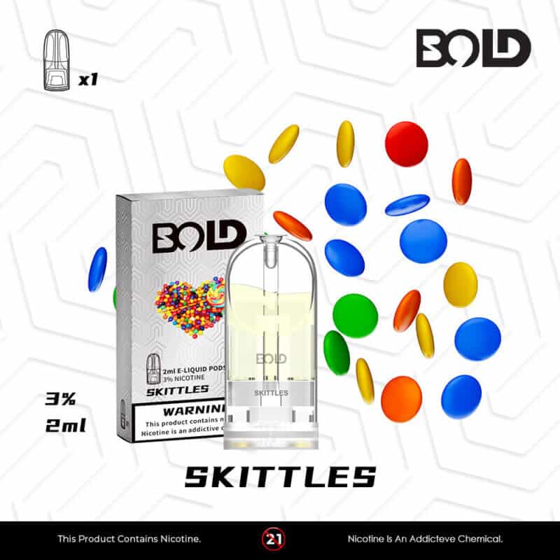 BOLD INFINITE PODS (SKITTLES) – New Generation Version 2022 – Bold Vape