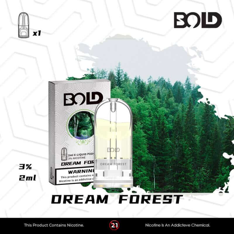 BOLD INFINITE PODS (DREAM FOREST) – New Generation Version 2022 – Bold Vape
