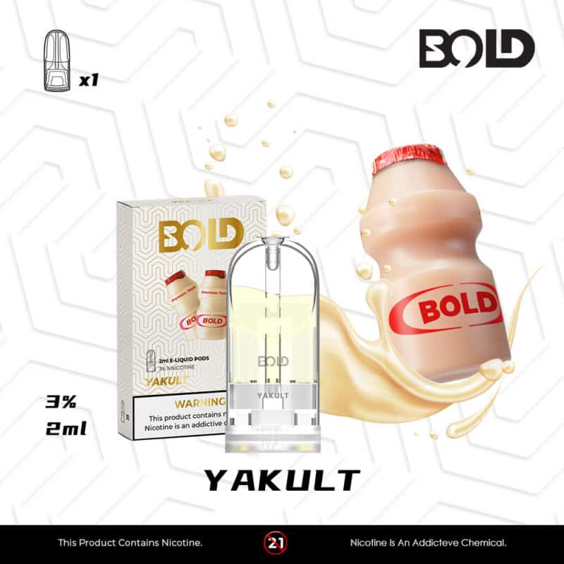 BOLD INFINITE PODS (YAKULT) – New Generation Version 2022 – Bold Vape